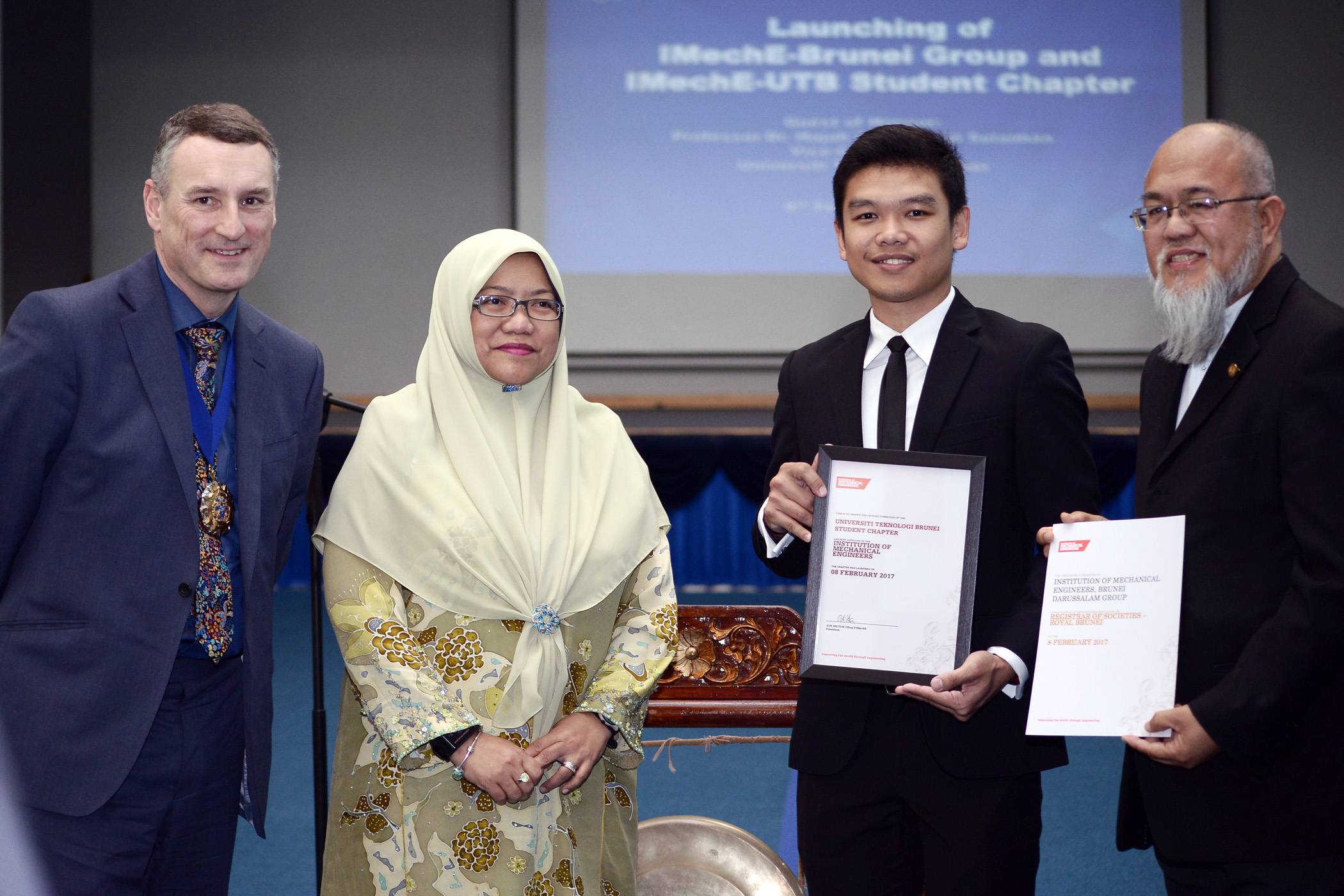 Berita - Pelancaran IMechE – Brunei Group dan IMechE...
