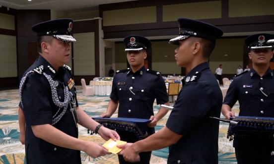 Berita 2021c - Penetapan pangkat ke Inspektor Polis