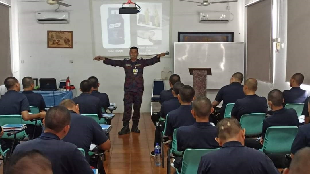 Berita 2021c - Rekrut SPSS tingkat kesedaran bahaya kebakaran...