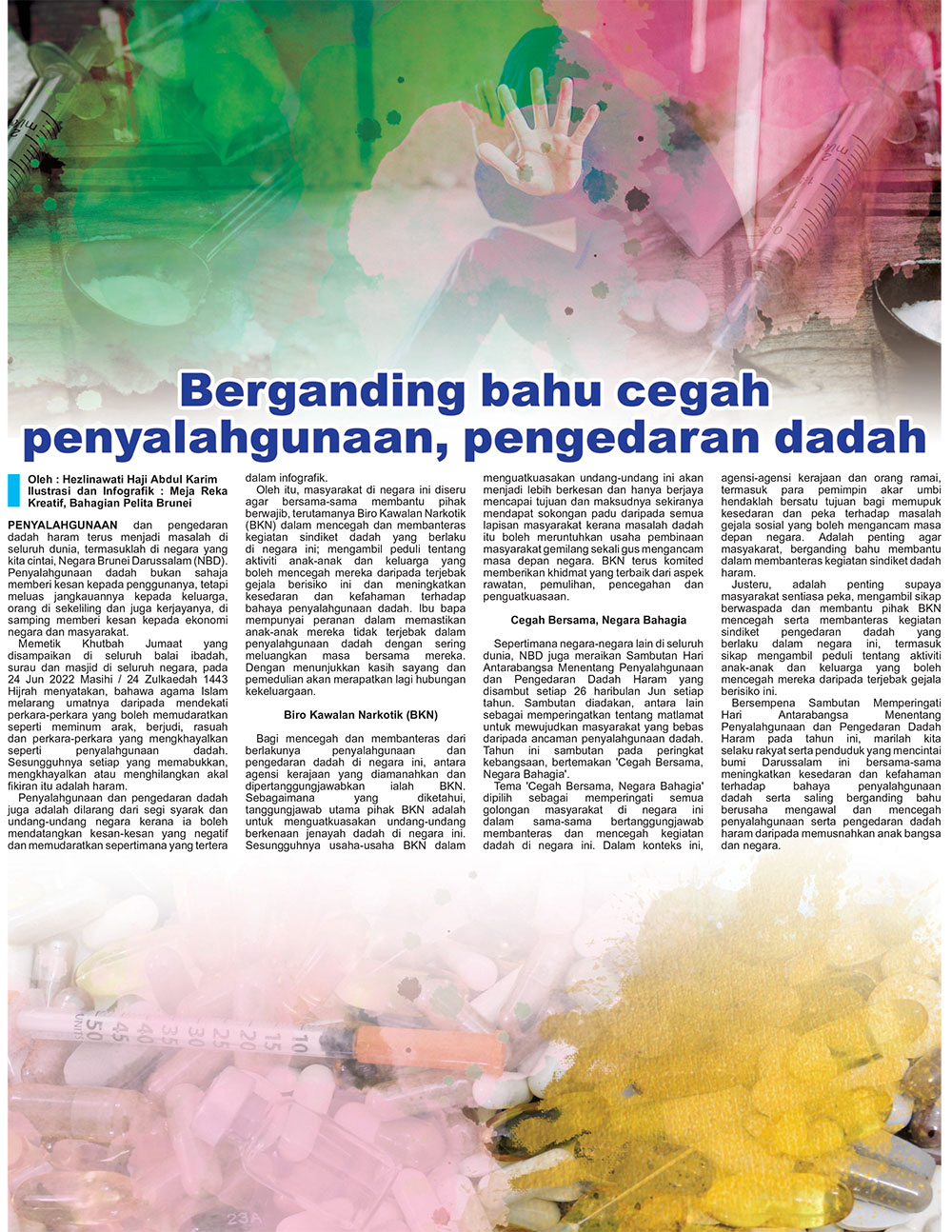 Rencana - Berganding bahu cegah penyalahgunaan, pengedaran...