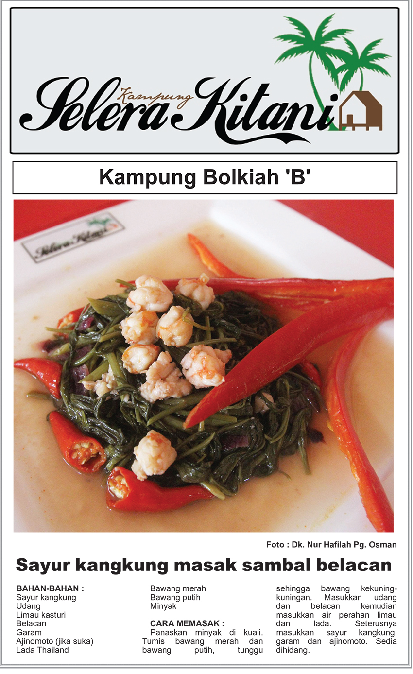Selera Kampung Kitani - Sayur Kangkung massak sambal belacan