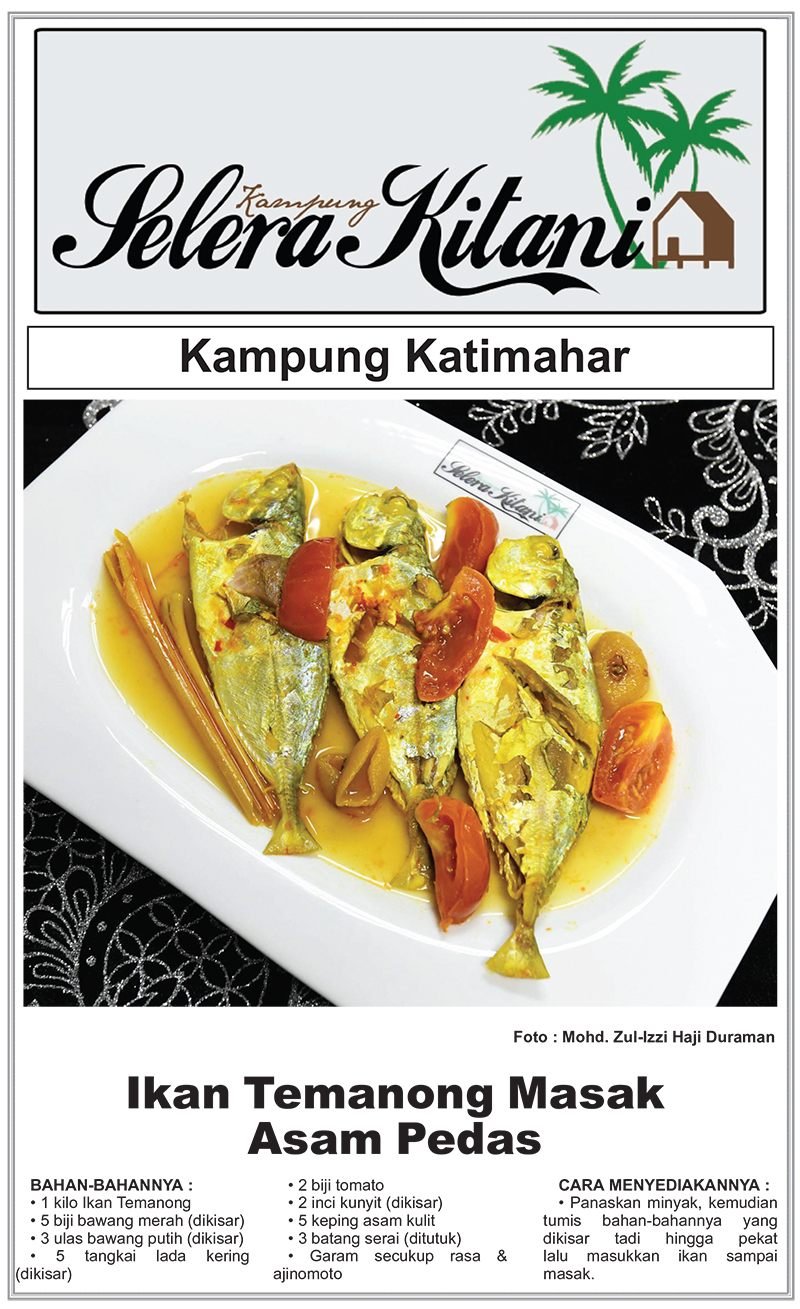 Selera Kampung Kitani - Ikan Temanong Masak Asam Pedas